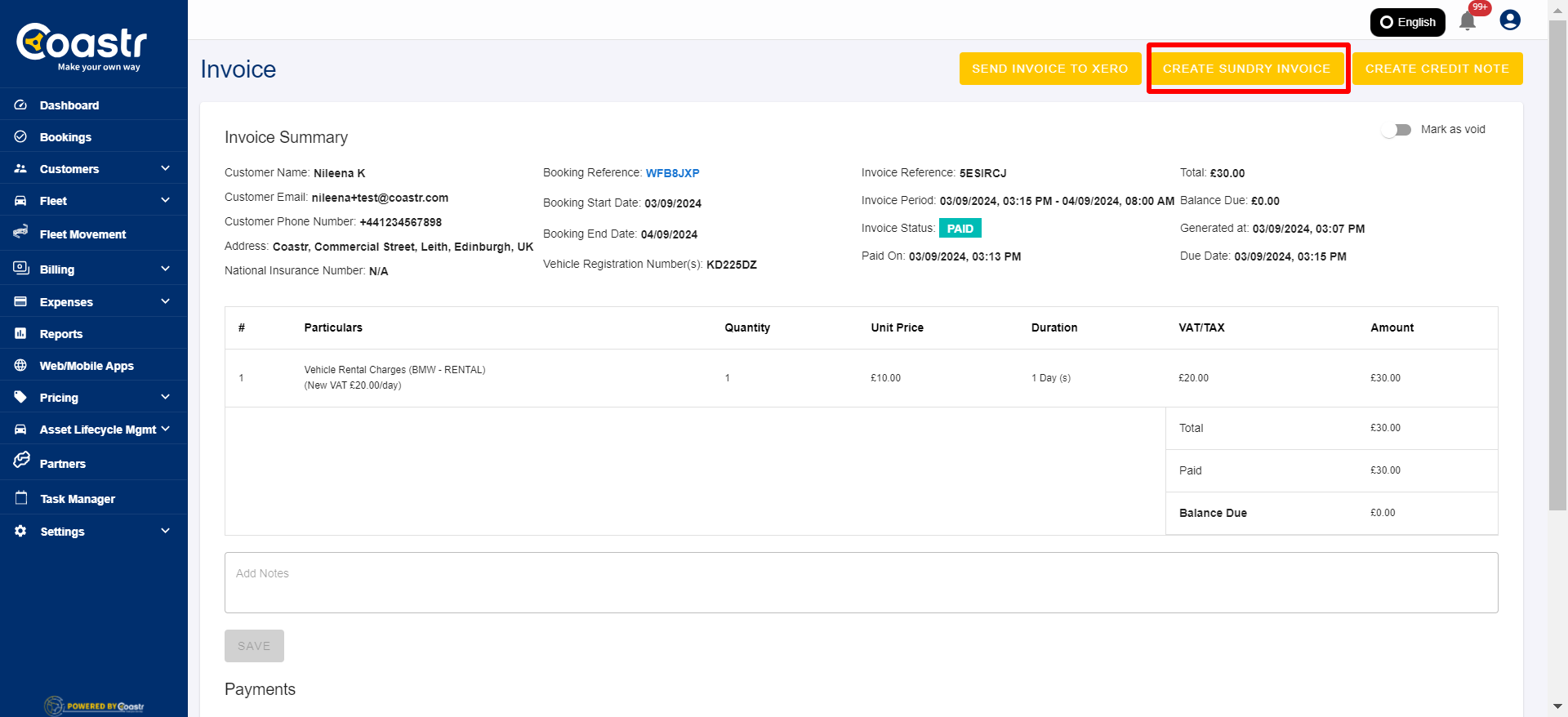 How to use the AutoCharge feature against a booking?