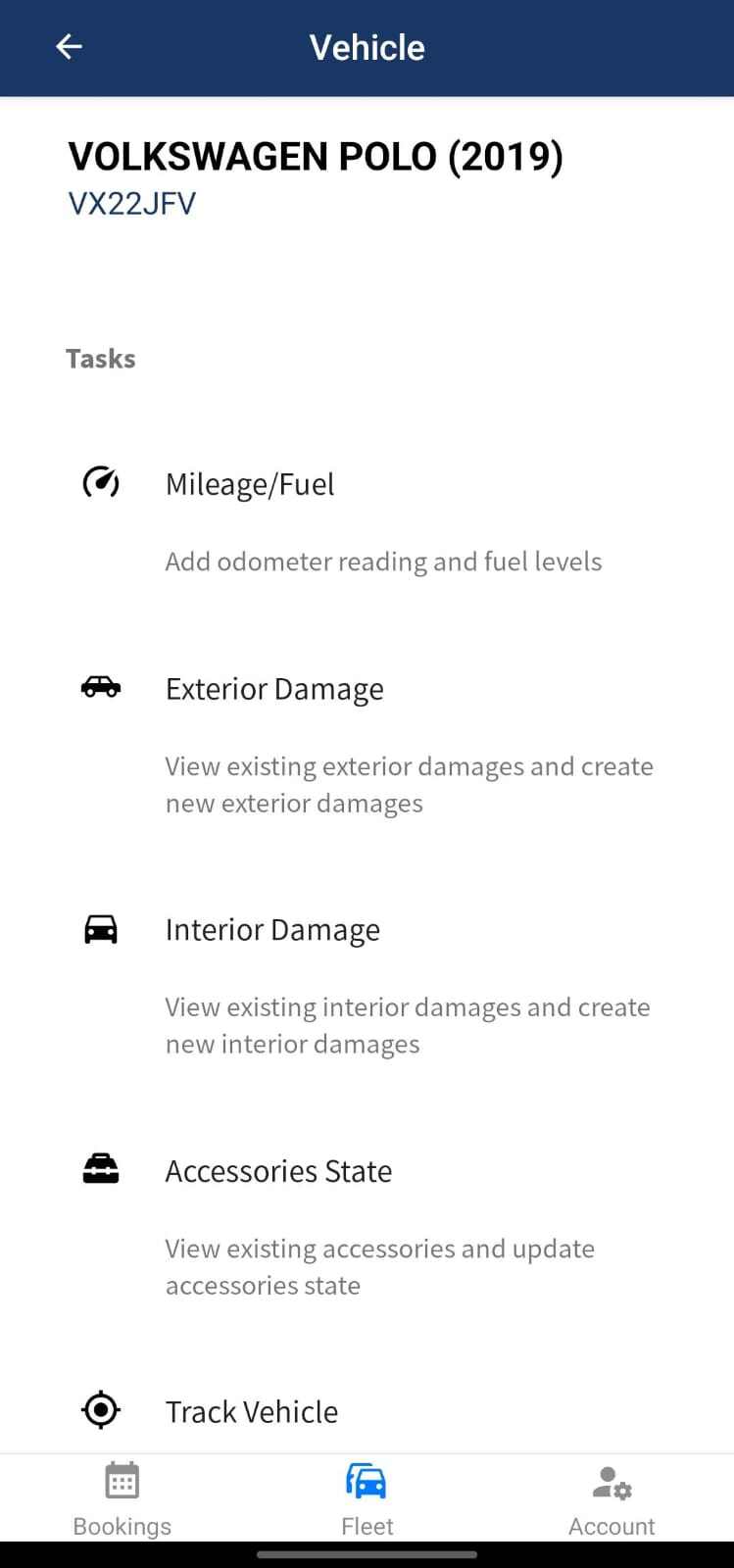 How to view and update the vehicle state?