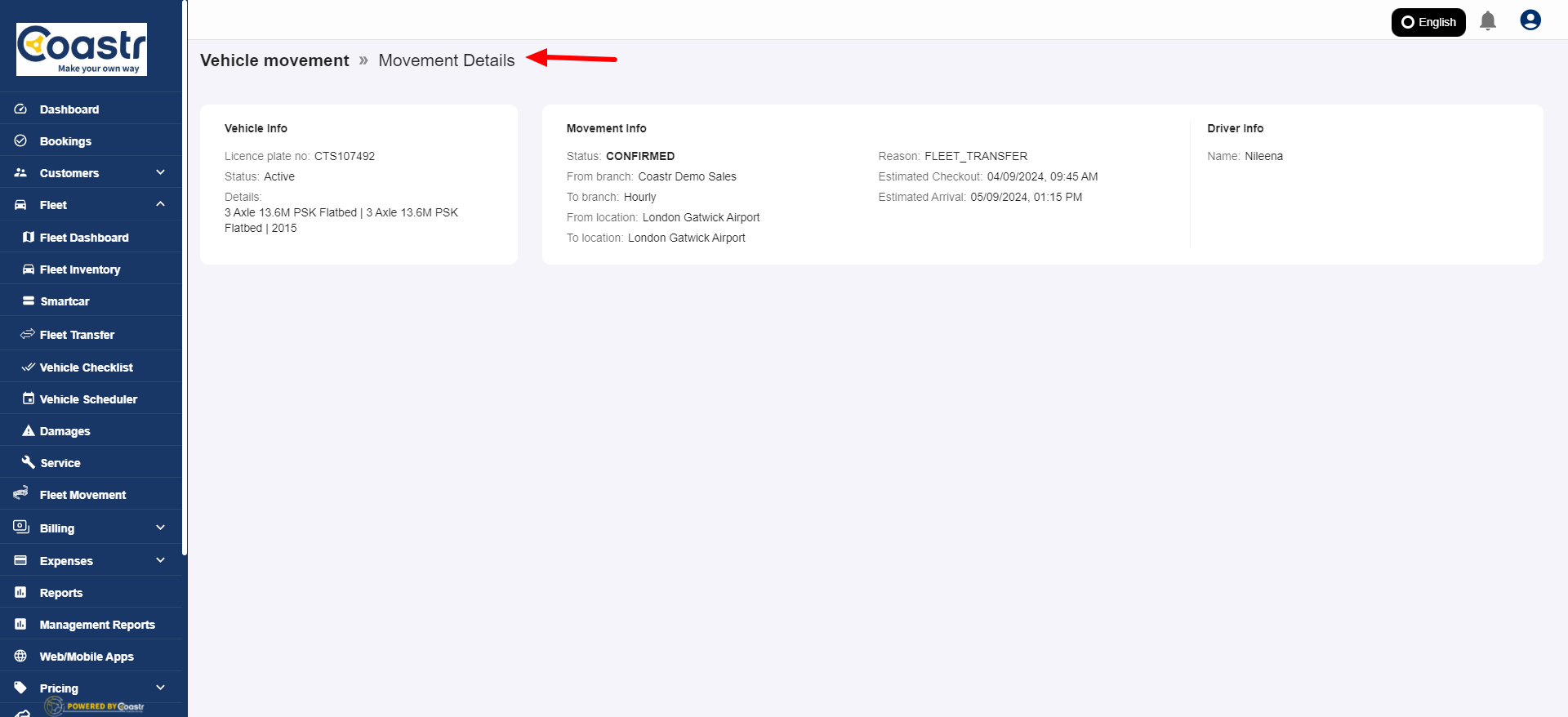 How to do Fleet Transfer?