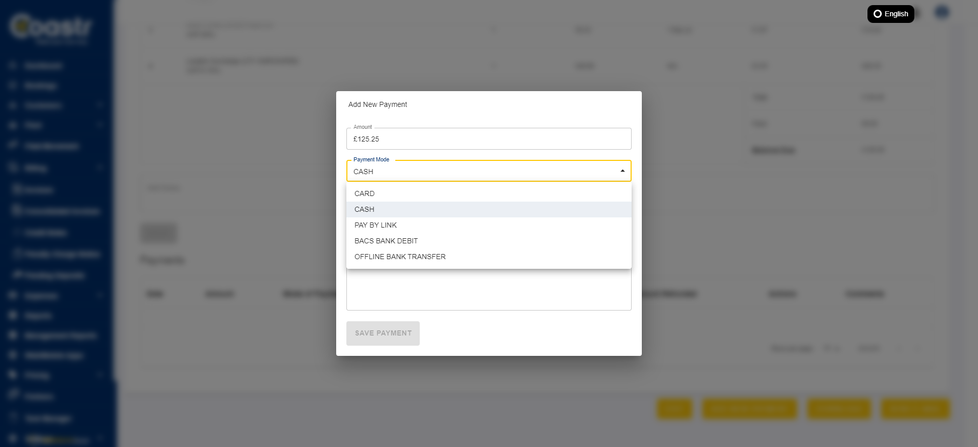 How to record the ‘Payment Date’?