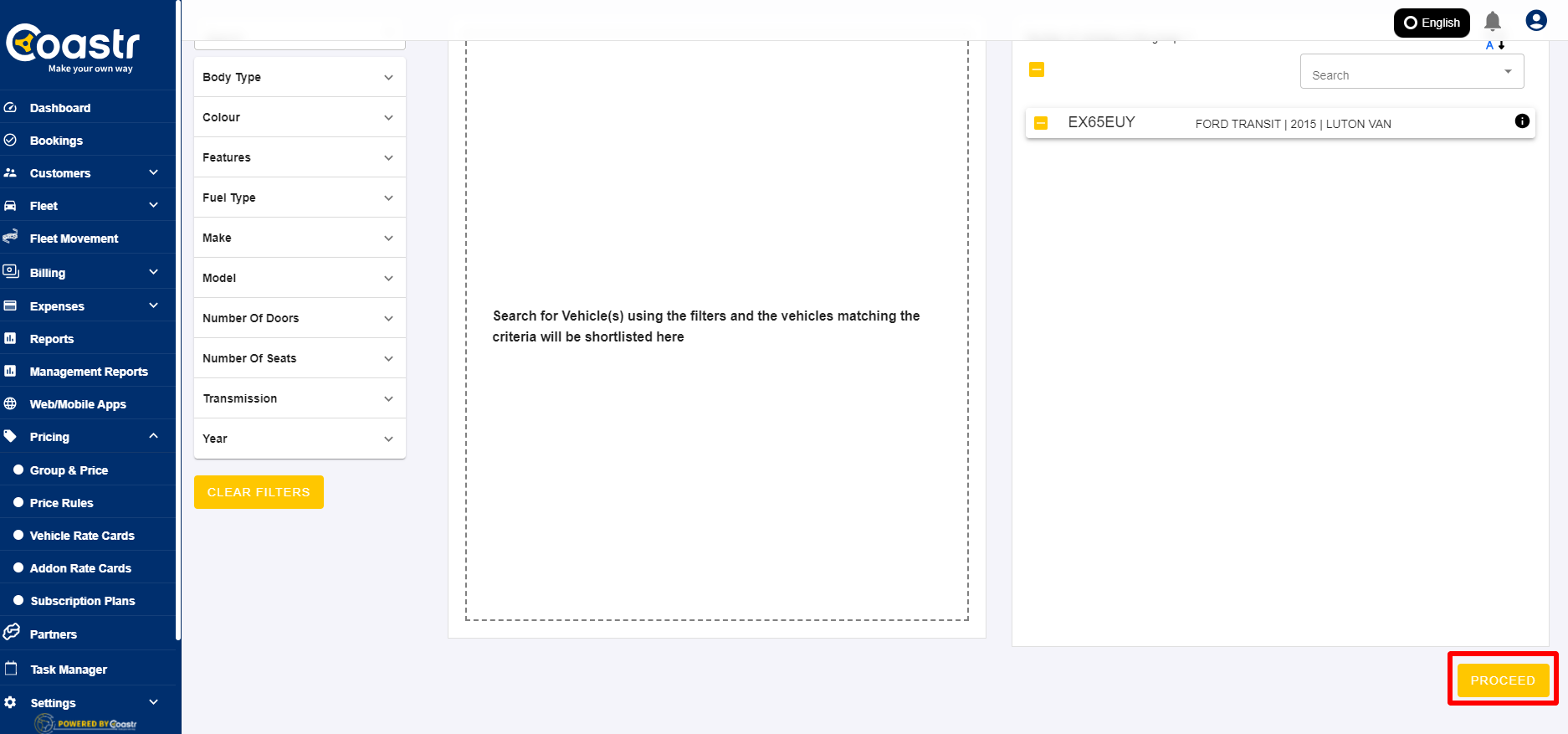 How to upload images for a vehicle group?
