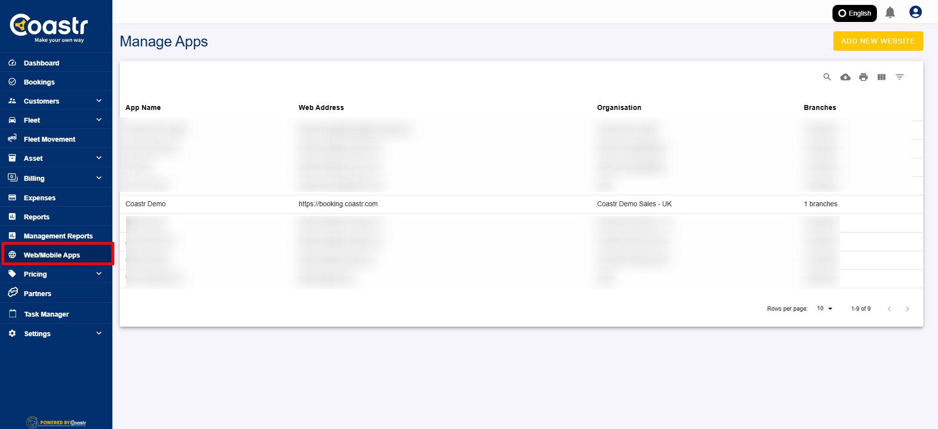 How to enable only PCO Vehicles available for booking?